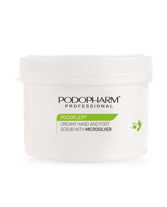 PODOPHARM PODOFLEX® Cream scrub for hands and feet with microsilver ...